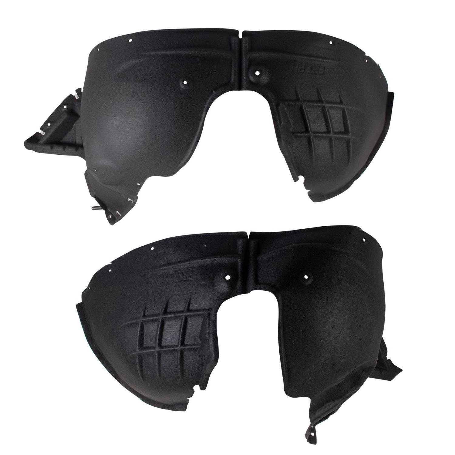 TRQ® BDA12566 - Front Driver and Passenger Side Fender Liner Set