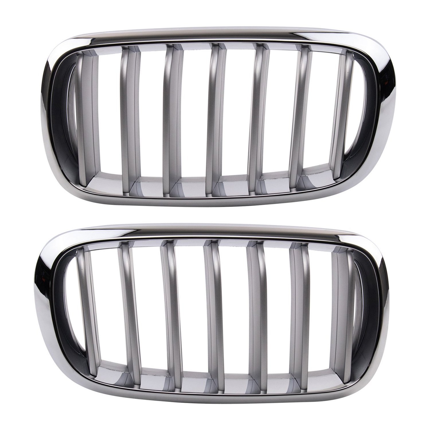TRQ® BDA13826 - Driver and Passenger Side Upper Grille Set