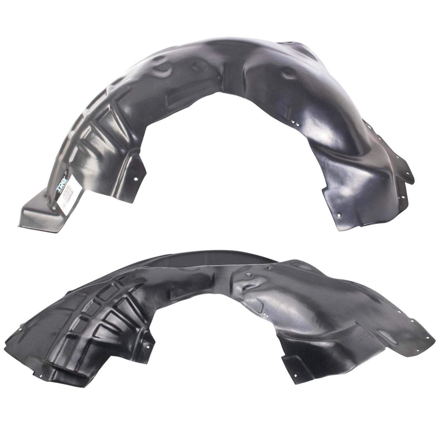 TRQ® BDA14505 - Front Driver and Passenger Side Fender Liner Set
