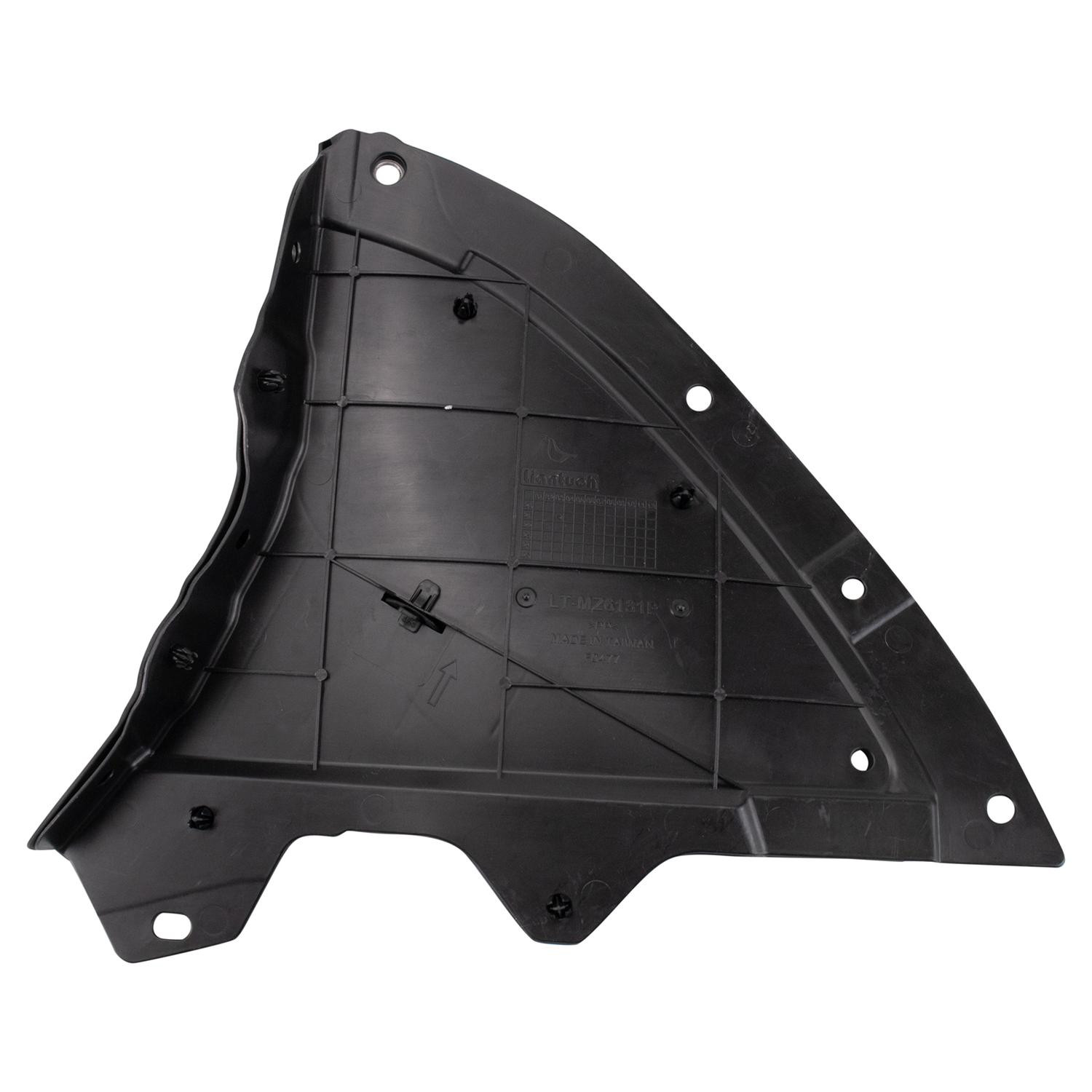 TRQ® BDA14555 - Front Driver and Passenger Side Fender Liner Set