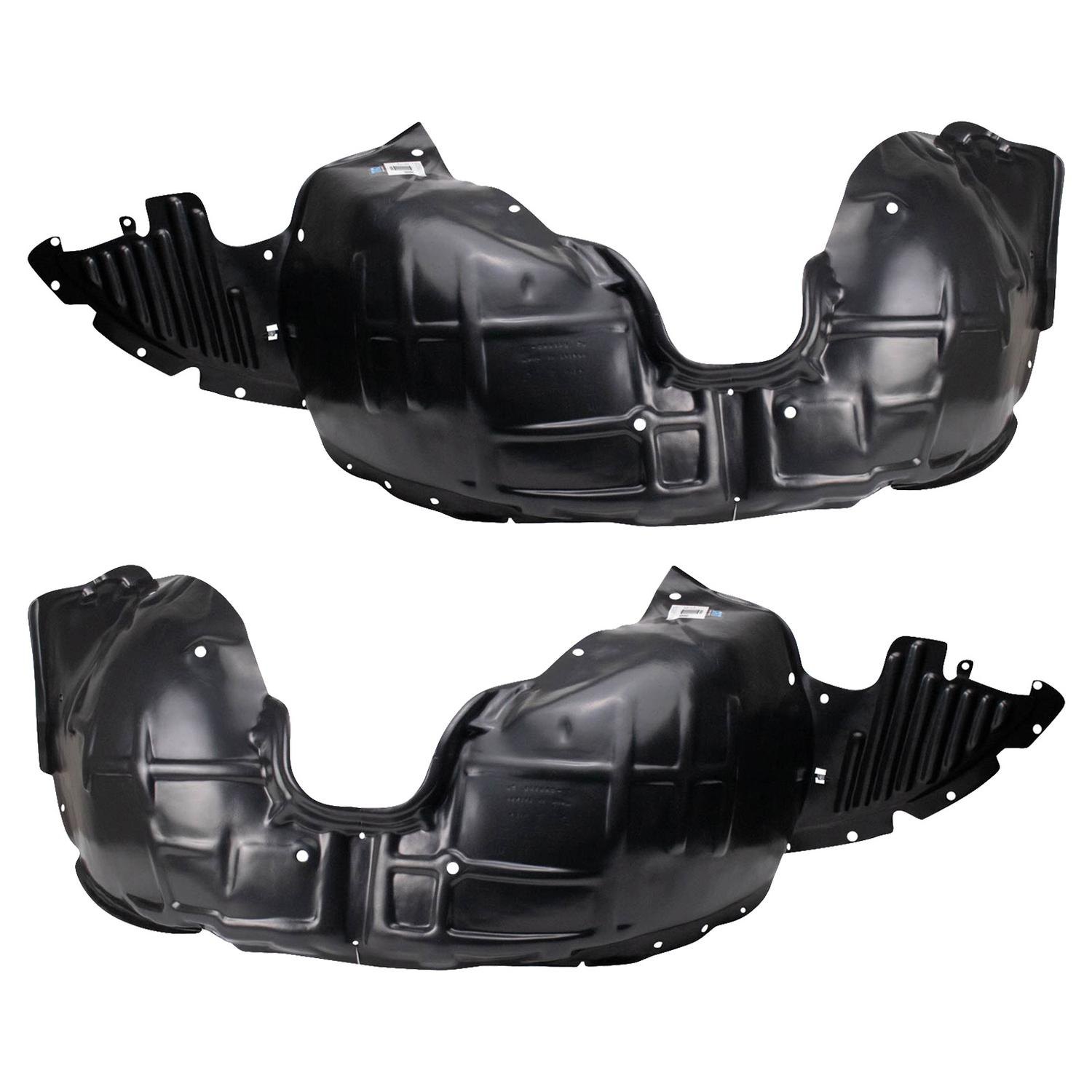 TRQ® BDA14564 - Front Driver and Passenger Side Fender Liner Set