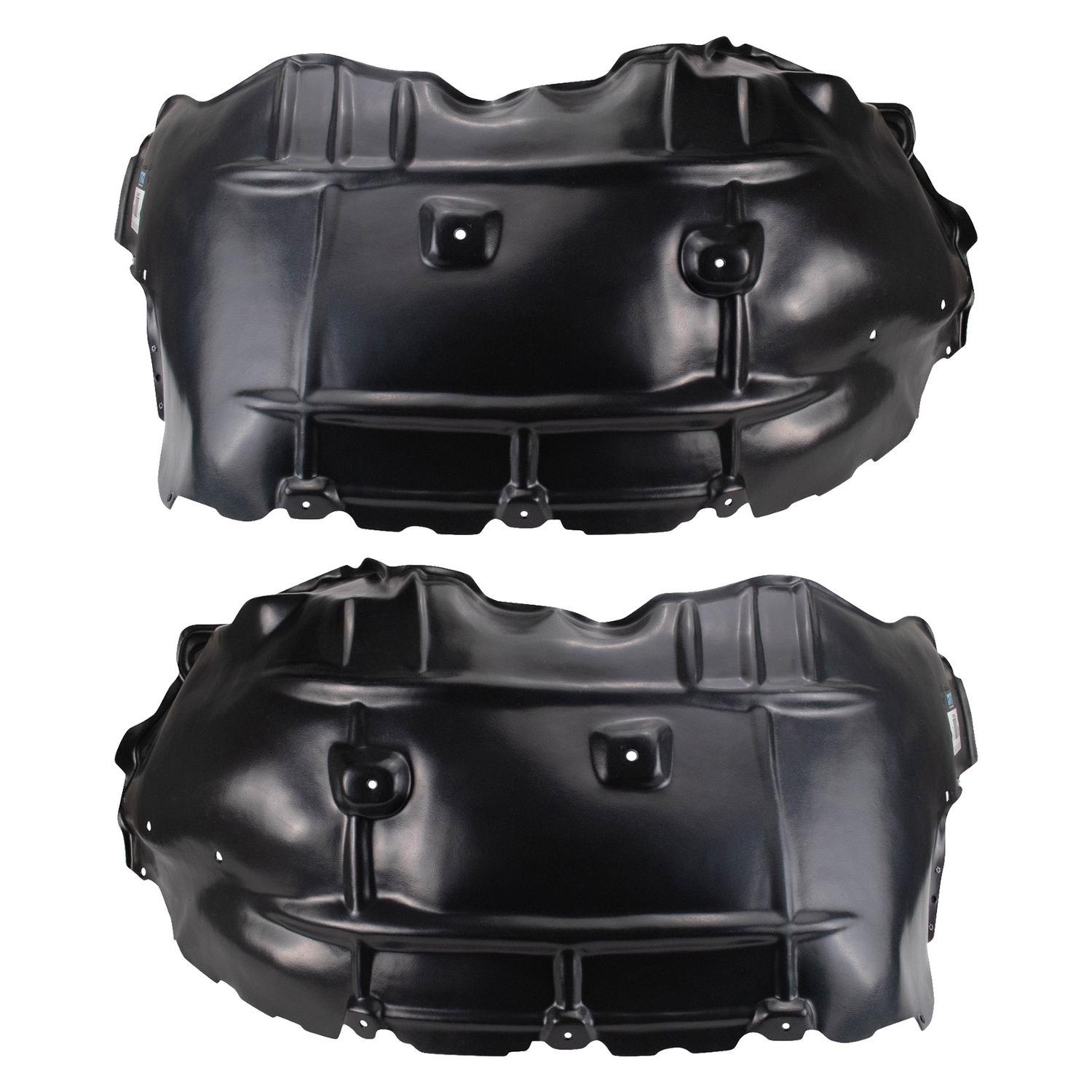 TRQ® BDA15643 - Front Driver and Passenger Side Fender Liner Set