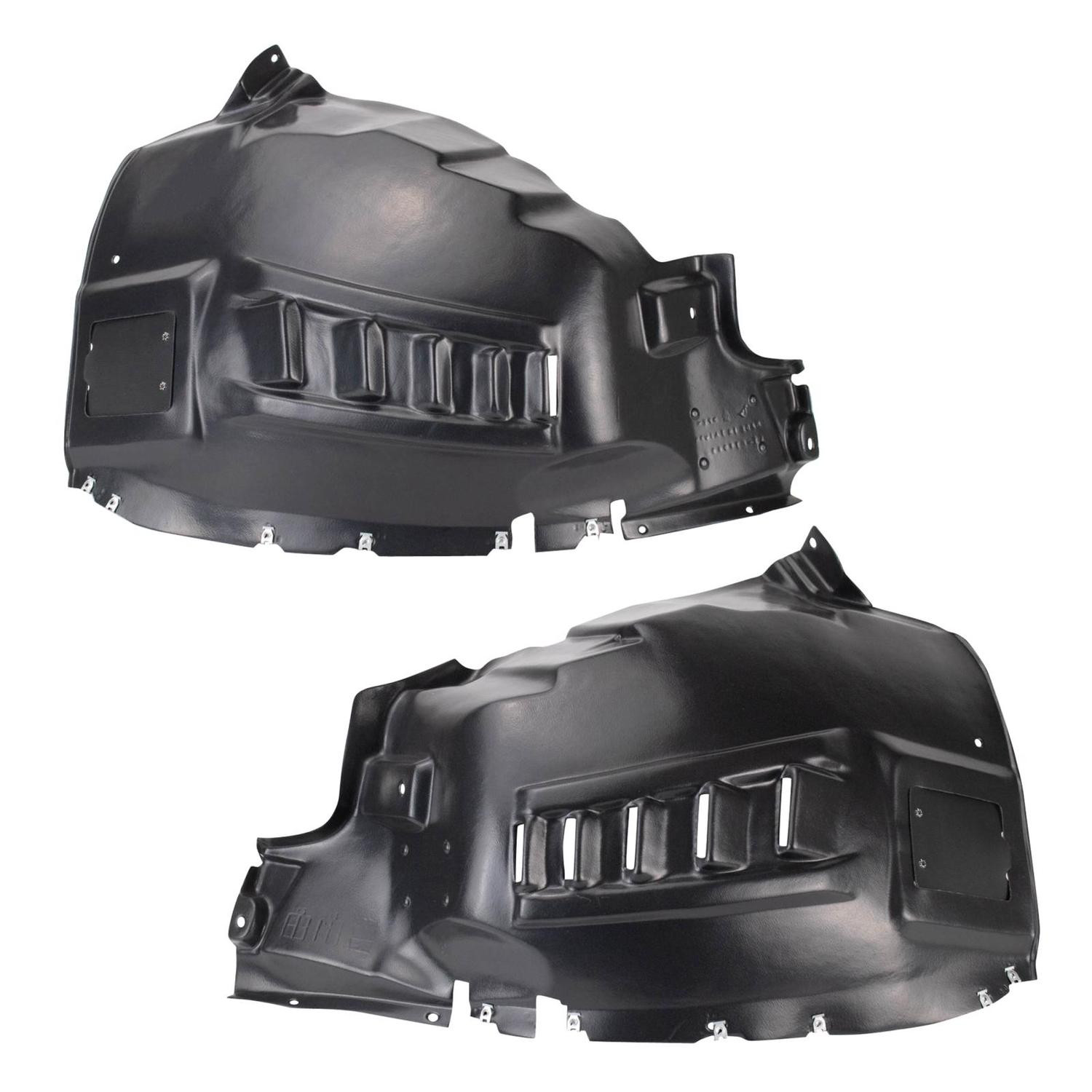 TRQ® BDA16633 - Front Driver and Passenger Side Fender Liner Set