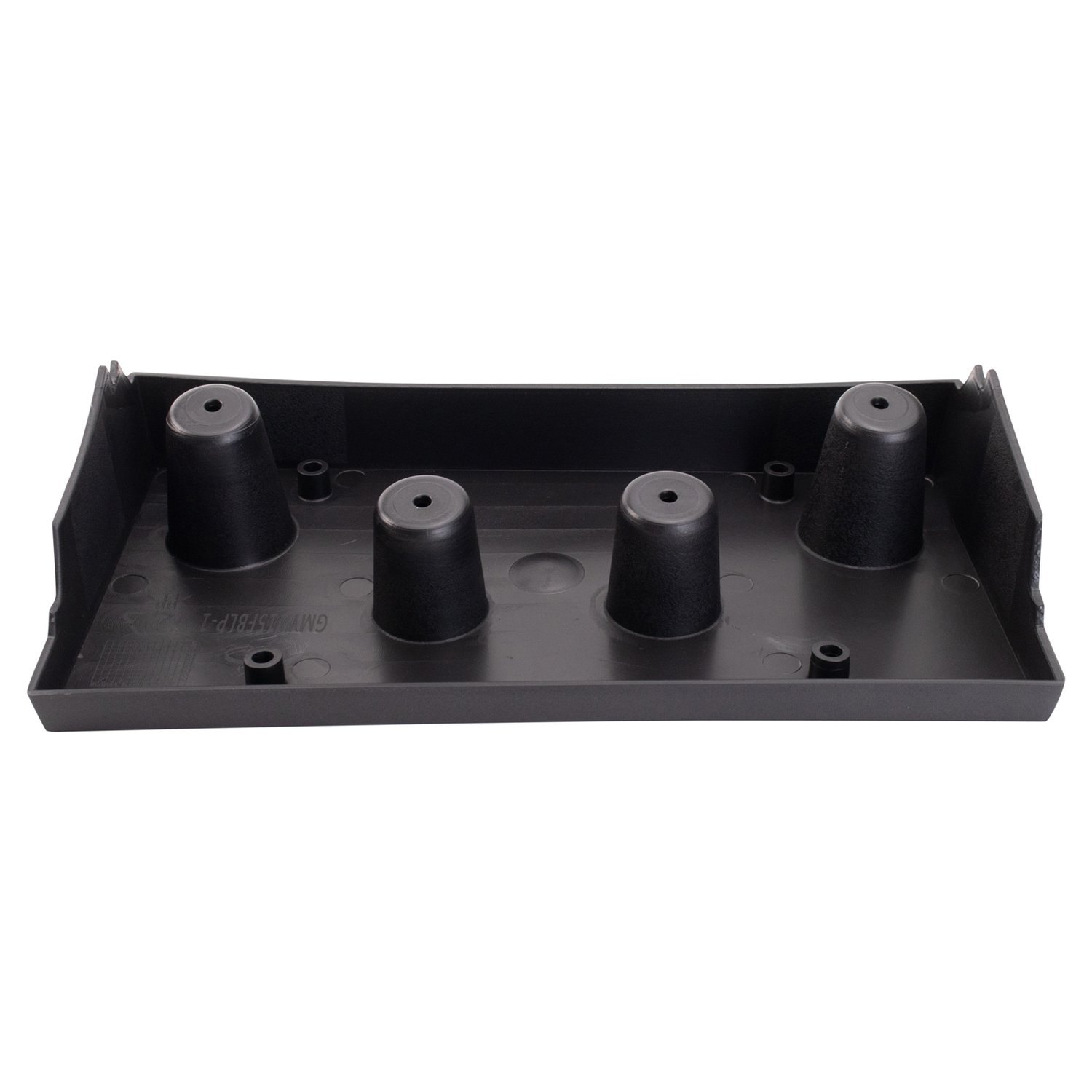 TRQ® BDA44262 - Black Front License Plate Bracket