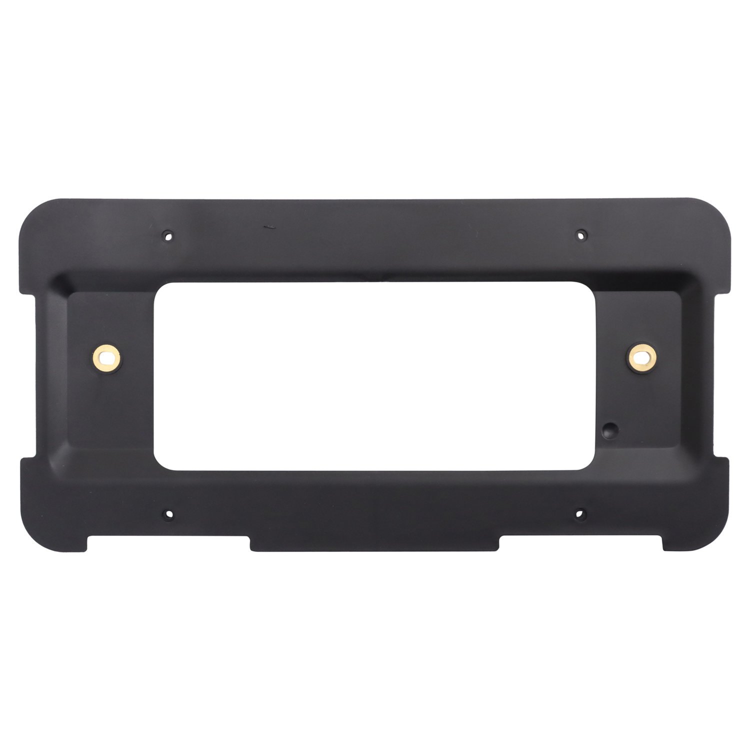 TRQ® BDA77301 - Black Rear License Plate Bracket