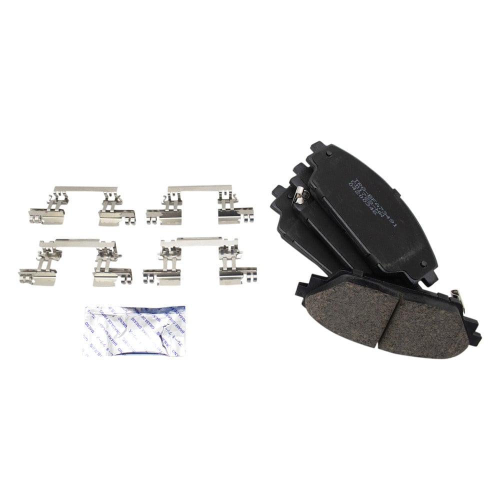 TRQ® BKA14261 - Front and Rear Disc Brake Kit with Ceramic Pads