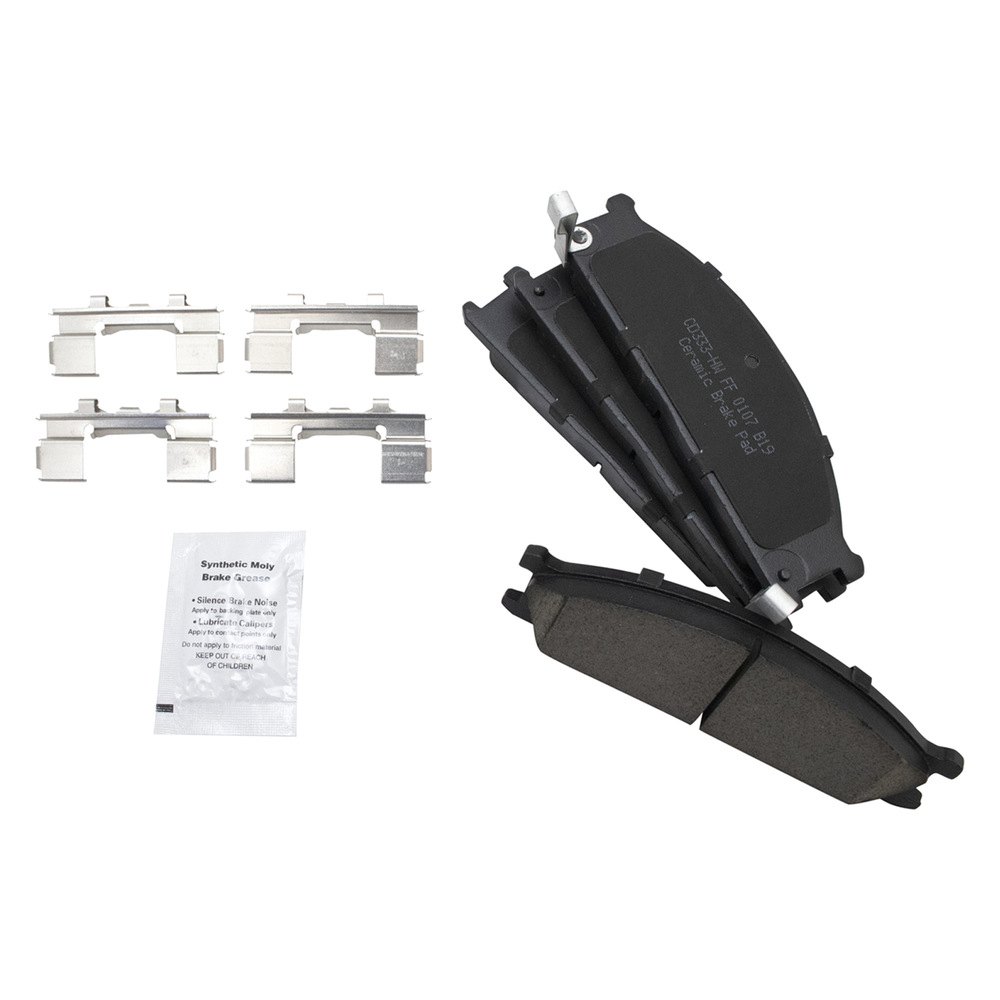 TRQ® BKA16043 - Front Disc Brake Kit with Ceramic Pads