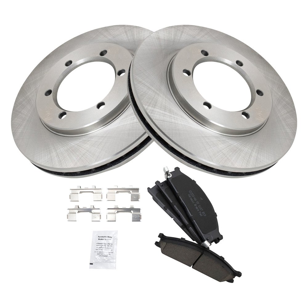 TRQ® BKA16043 - Front Disc Brake Kit with Ceramic Pads
