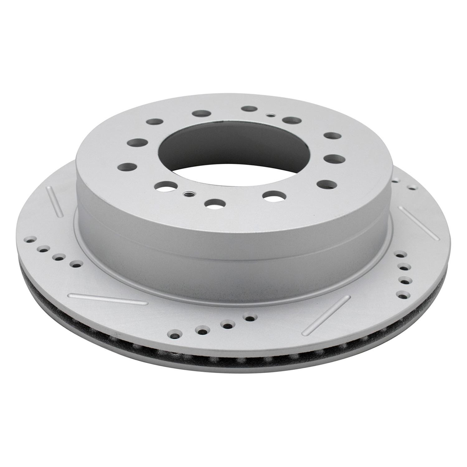 TRQ® BKA22036 - Performance Ceramic Rear Brake Kit with Calipers