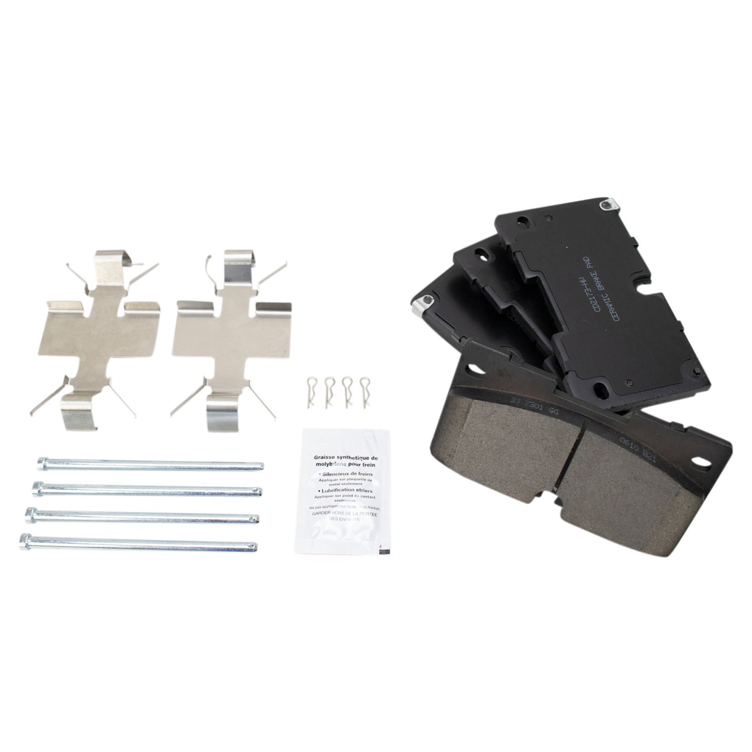 TRQ® BKA47256 - Front Disc Brake Kit with Ceramic Pads