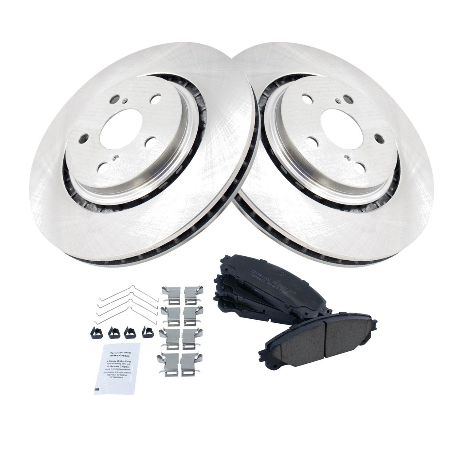 TRQ® BKA47263 - Front Disc Brake Kit with Ceramic Pads
