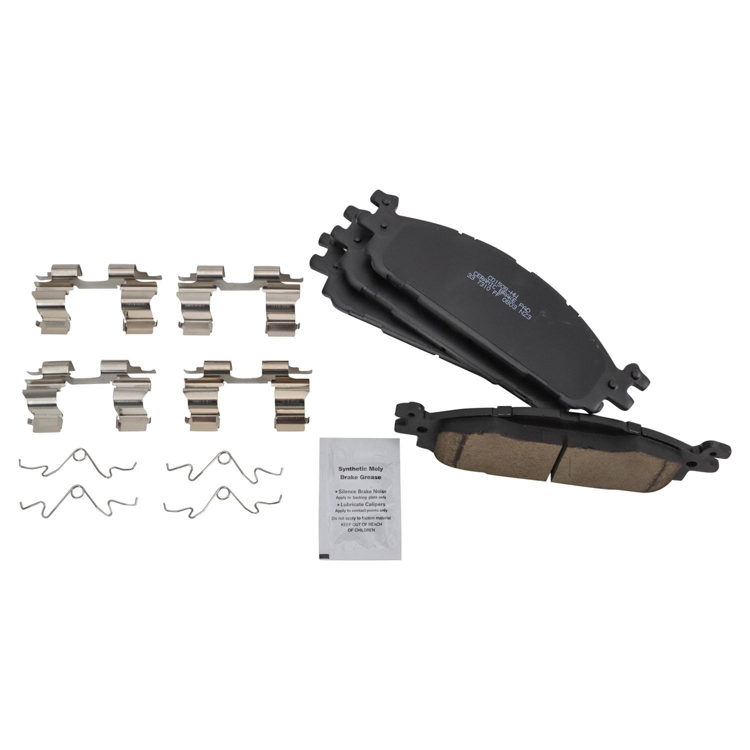 TRQ® BKA83952 - Front Disc Brake Kit with Ceramic Pads and Calipers