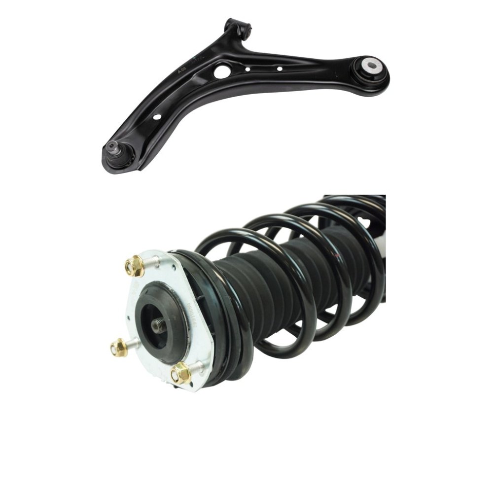 TRQ® BNDL-100478 - Front Driver Side Strut and Control Arm Kit