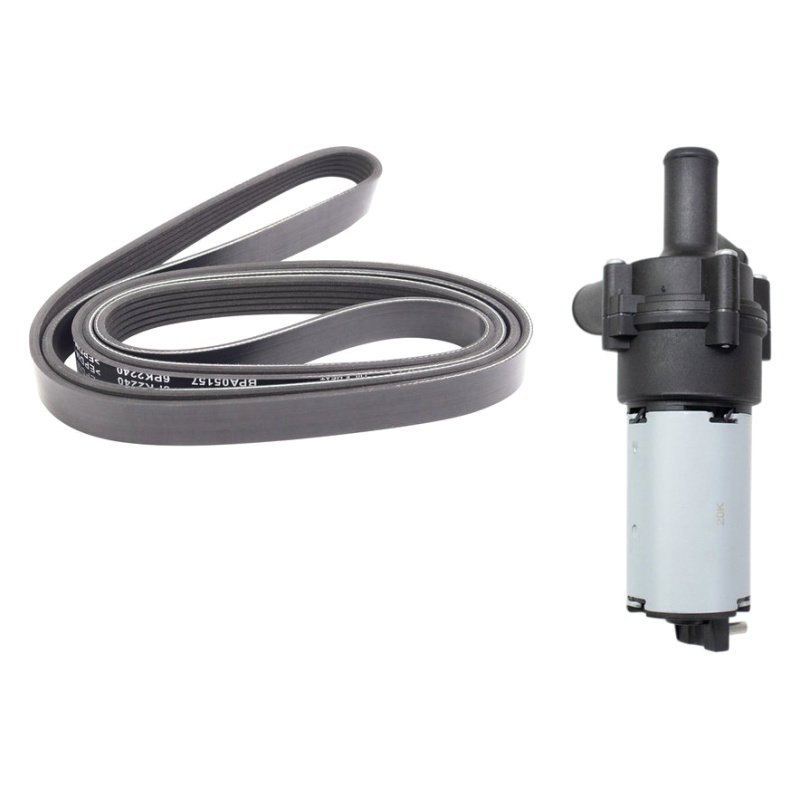 TRQ® BNDL-119980 - Engine Auxiliary Water Pump and Serpentine Belt Kit