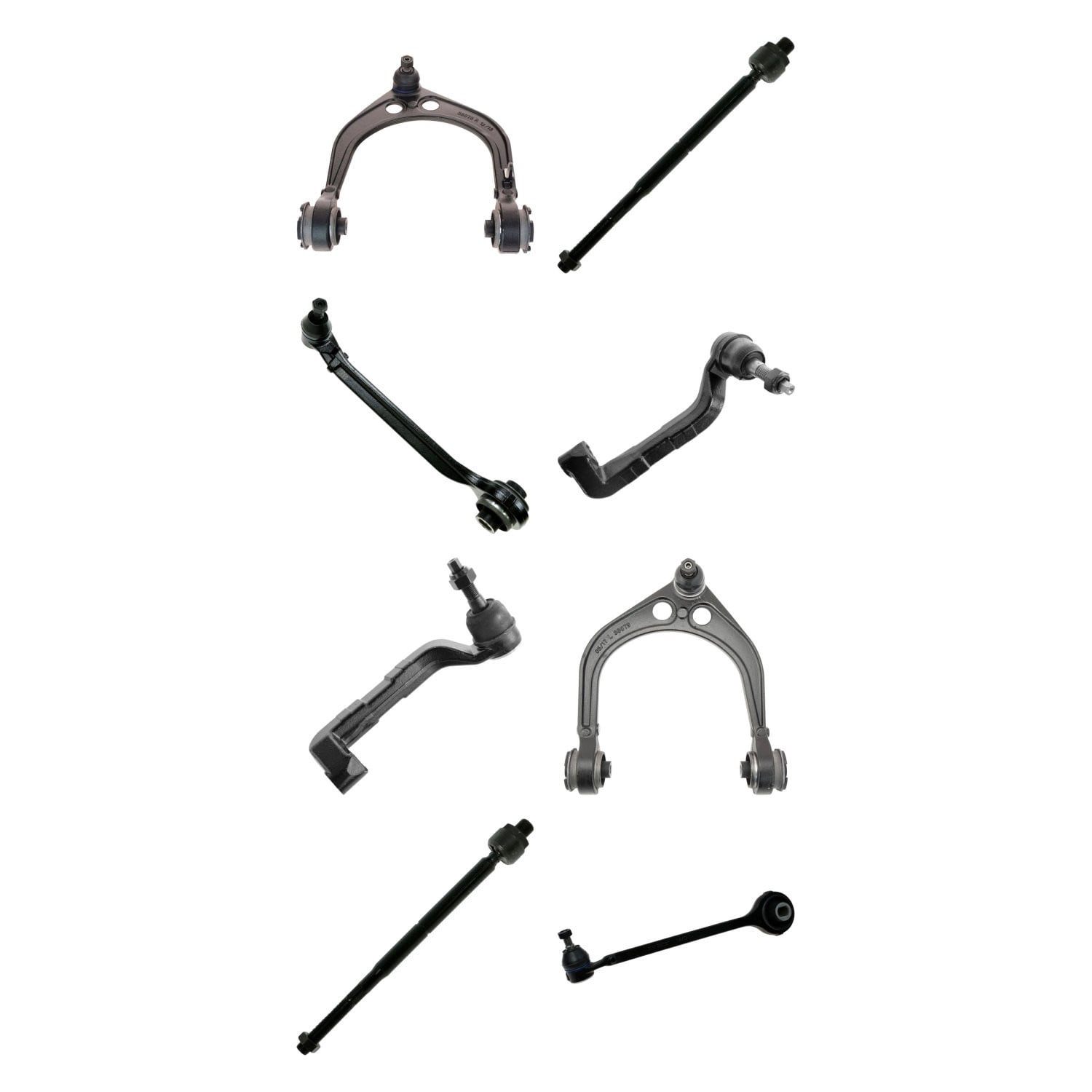 TRQ® BNDL-187593 - Front Lower and Upper Control Arm with Ball Joint ...