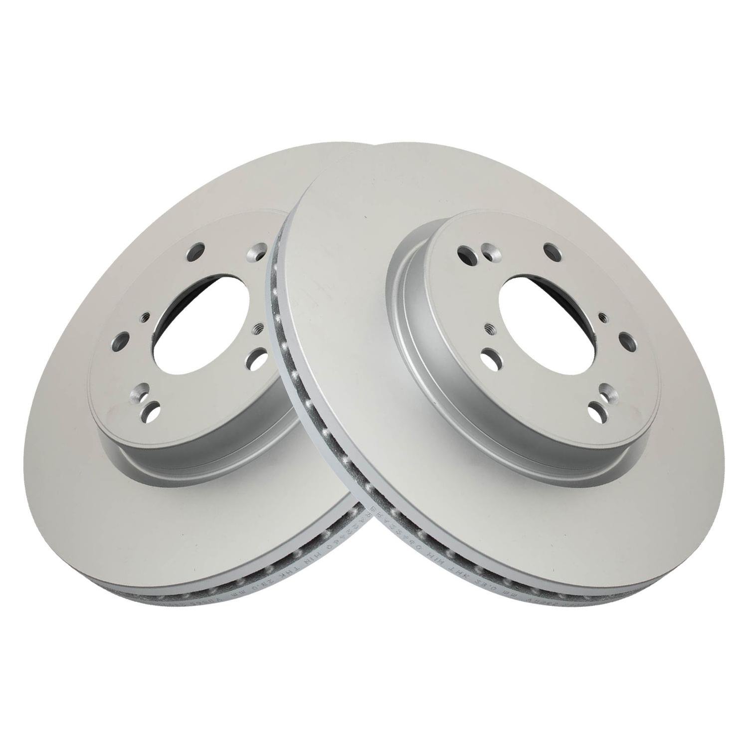 TRQ® BRA12091 - Vented Front Disc Brake Rotors