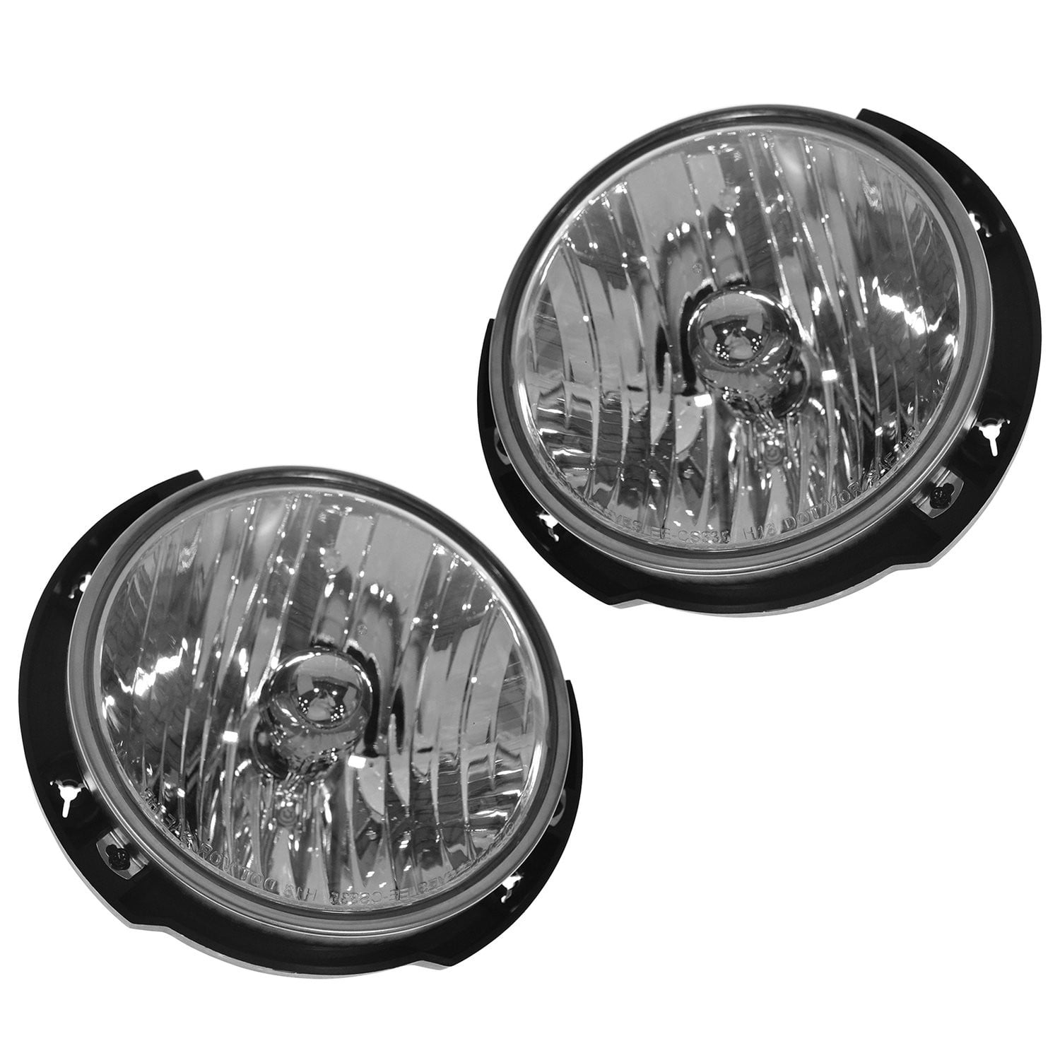 TRQ® HLA88570 - Driver and Passenger Side Replacement Headlights