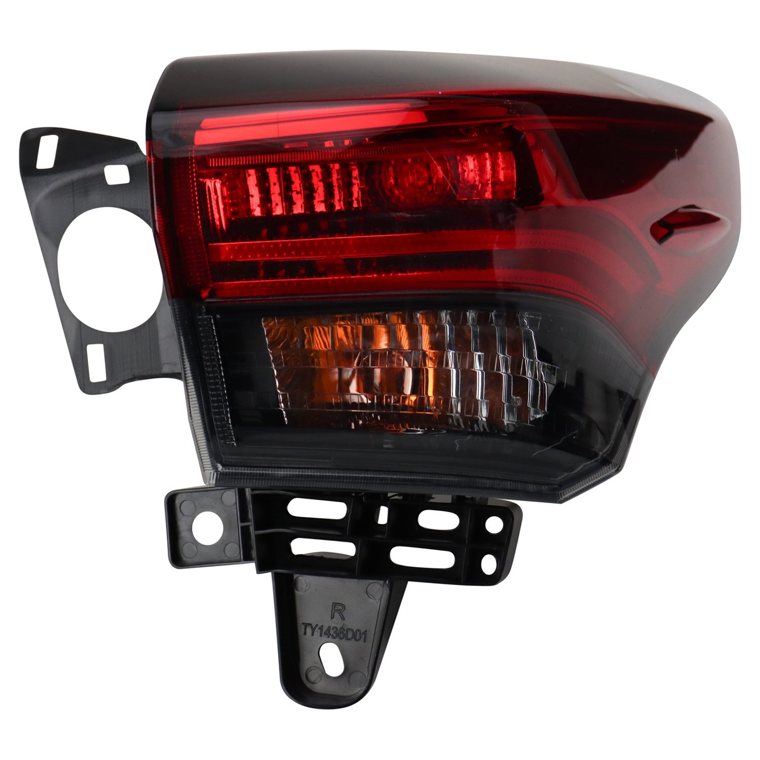 TRQ® LTA37097 - Passenger Side Outer Replacement Tail Light