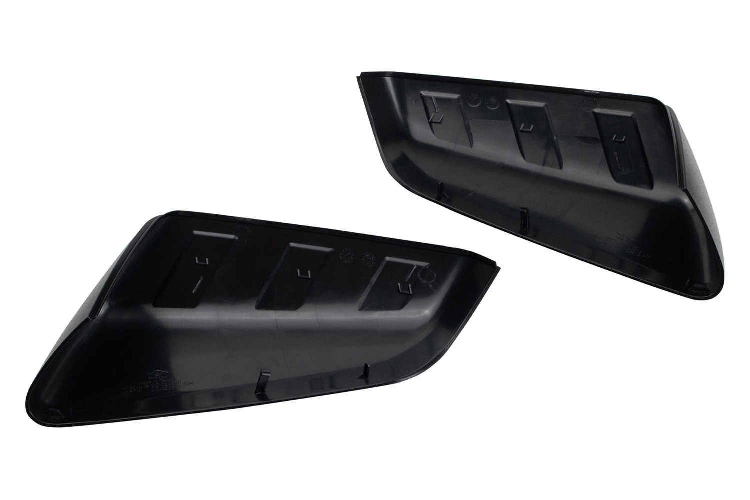 TRQ® MCA04534 - Triple Stripe Textured Black Driver and Passenger Side ...