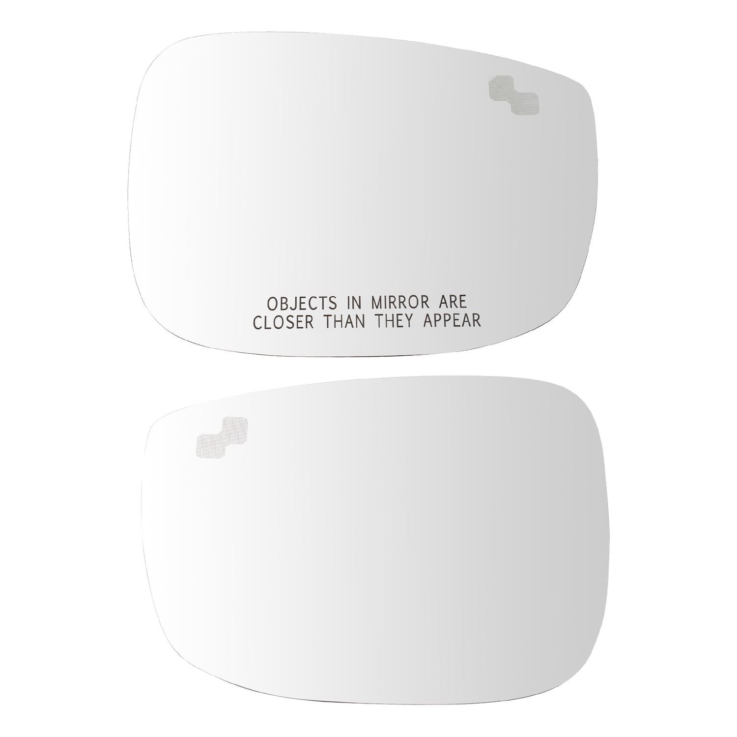 TRQ® MGA18597 - Driver and Passenger Side View Mirror Glass Set