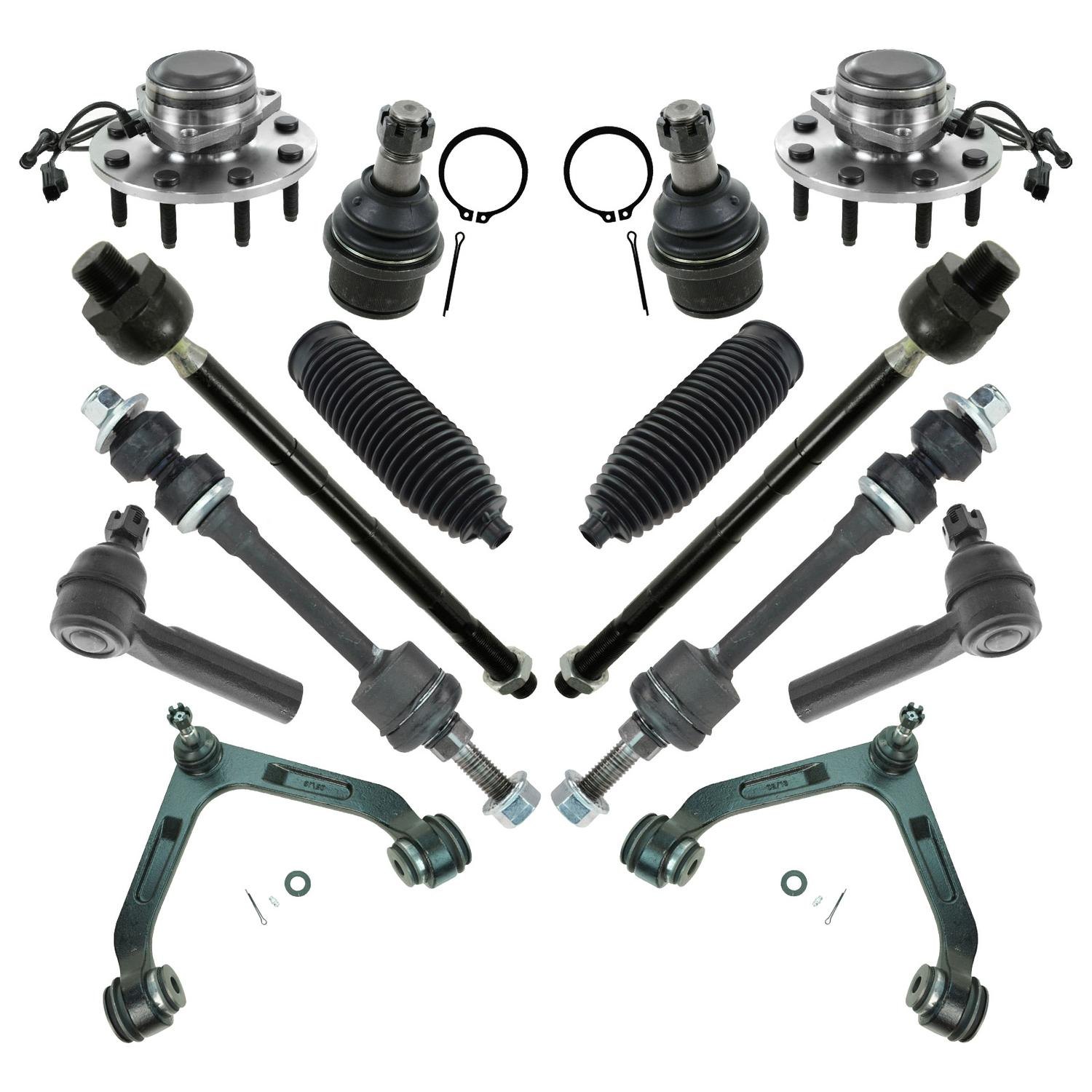 TRQ® PSA34487 - Front Shock Absorber and Suspension Kit
