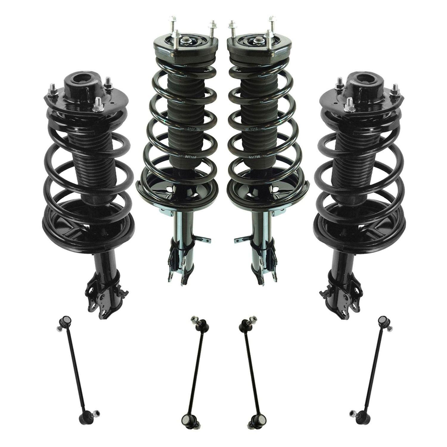 TRQ® SCA67056 - Front and Rear Complete Strut Assembly Kit