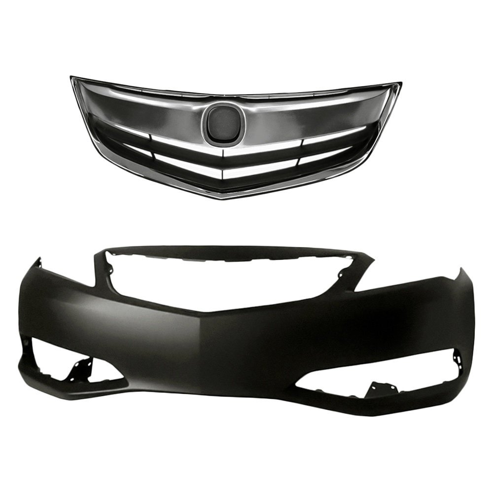 TruParts® BNDL-225232 - 2-Piece (Front Bumper Cover, Grille) (Standard ...