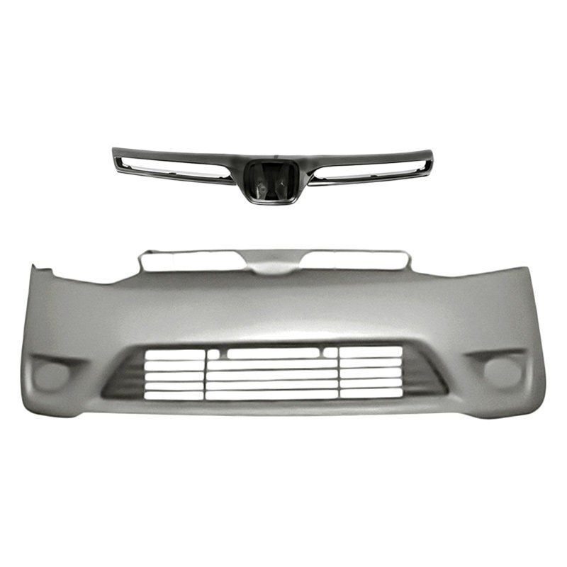 TruParts® BNDL-225645 - 2-Piece (Front Bumper Cover, Grille Bar ...