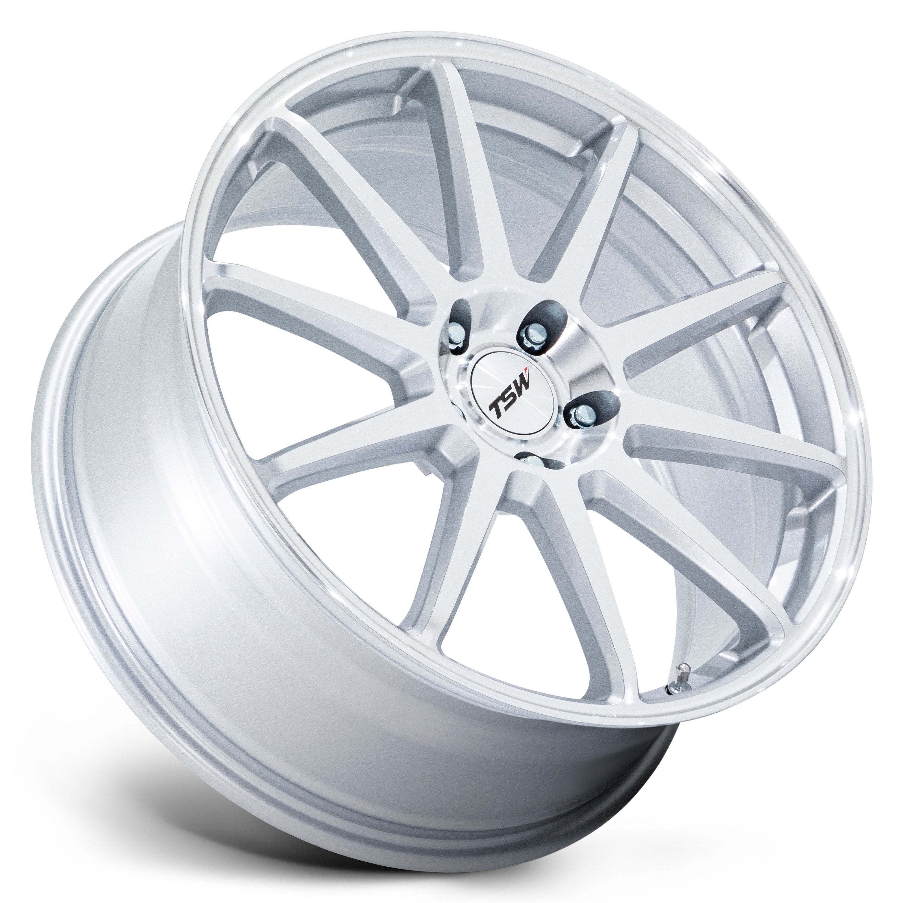 TSW® CANARD Wheels - Gloss Silver with Machined Face Rims