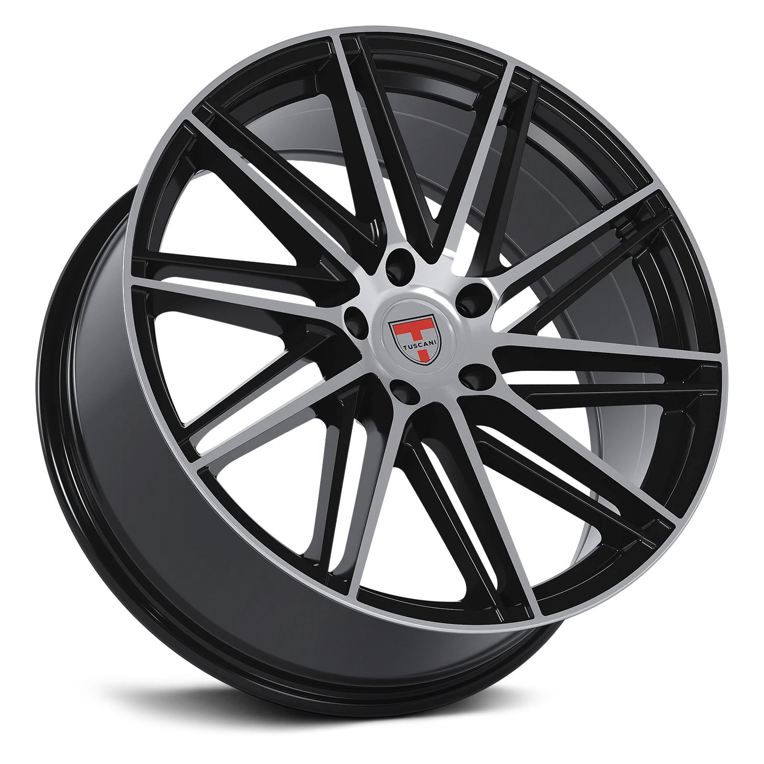 TUSCANI® 209 Wheels - Gloss Black with Machined Face Rims