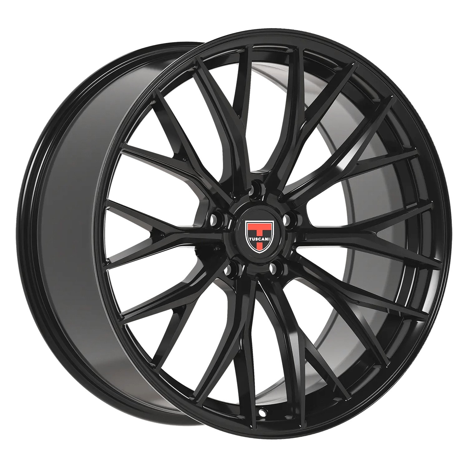 TUSCANI® 210 Wheels - Gloss Black Rims