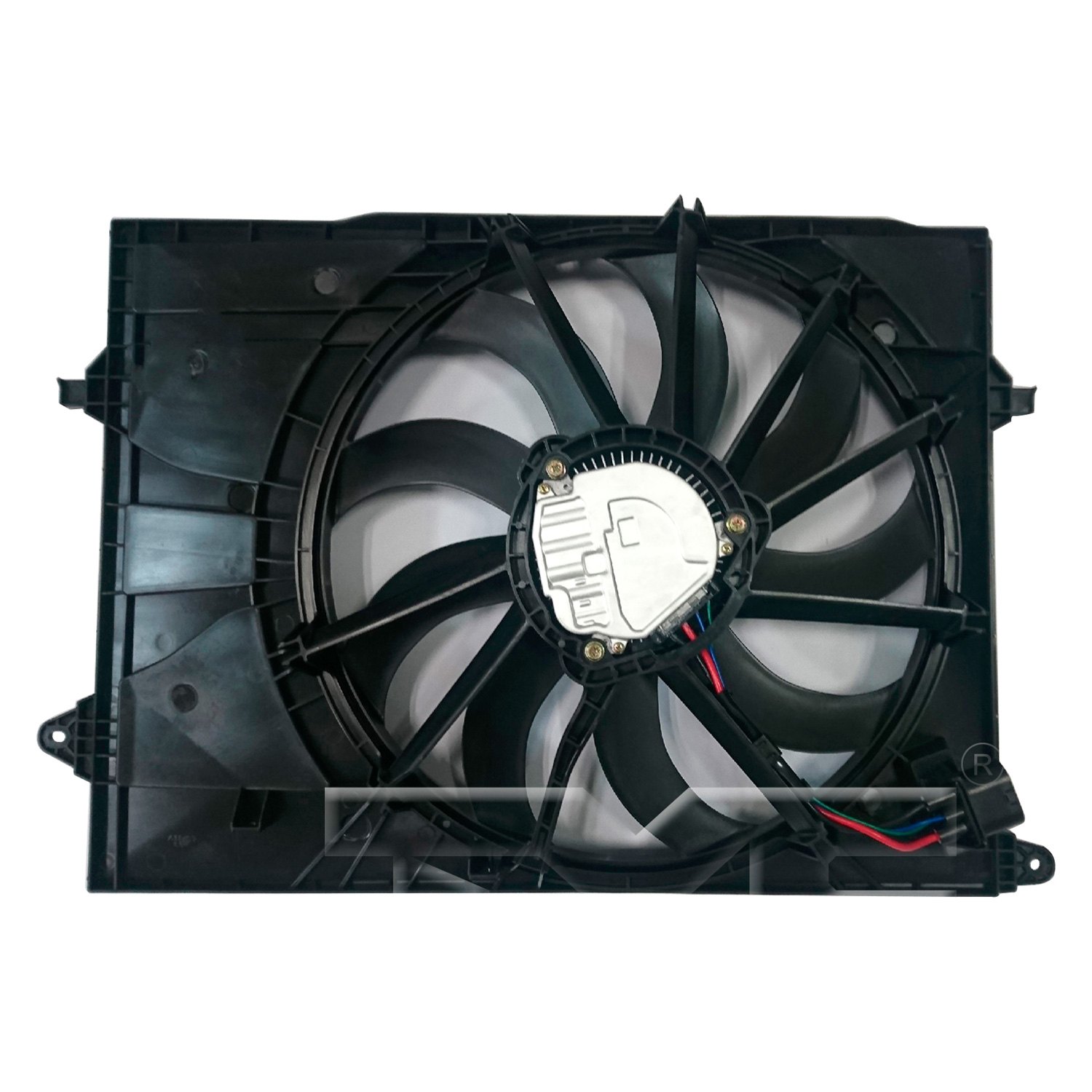 TYC® 624410 - Dual Radiator and Condenser Fan Assembly