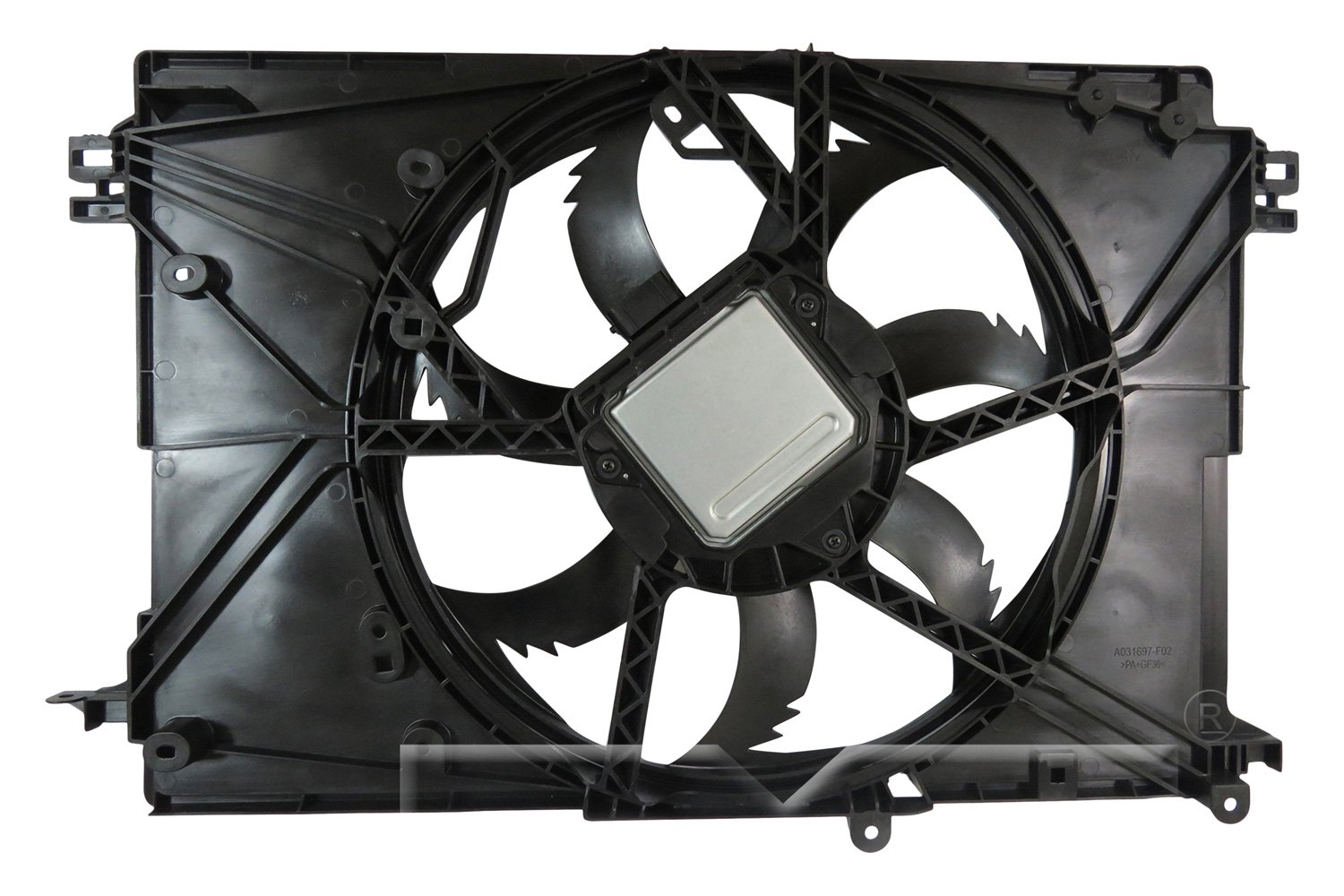 TYC® - Toyota RAV4 2019 Dual Radiator and Condenser Fan Assembly