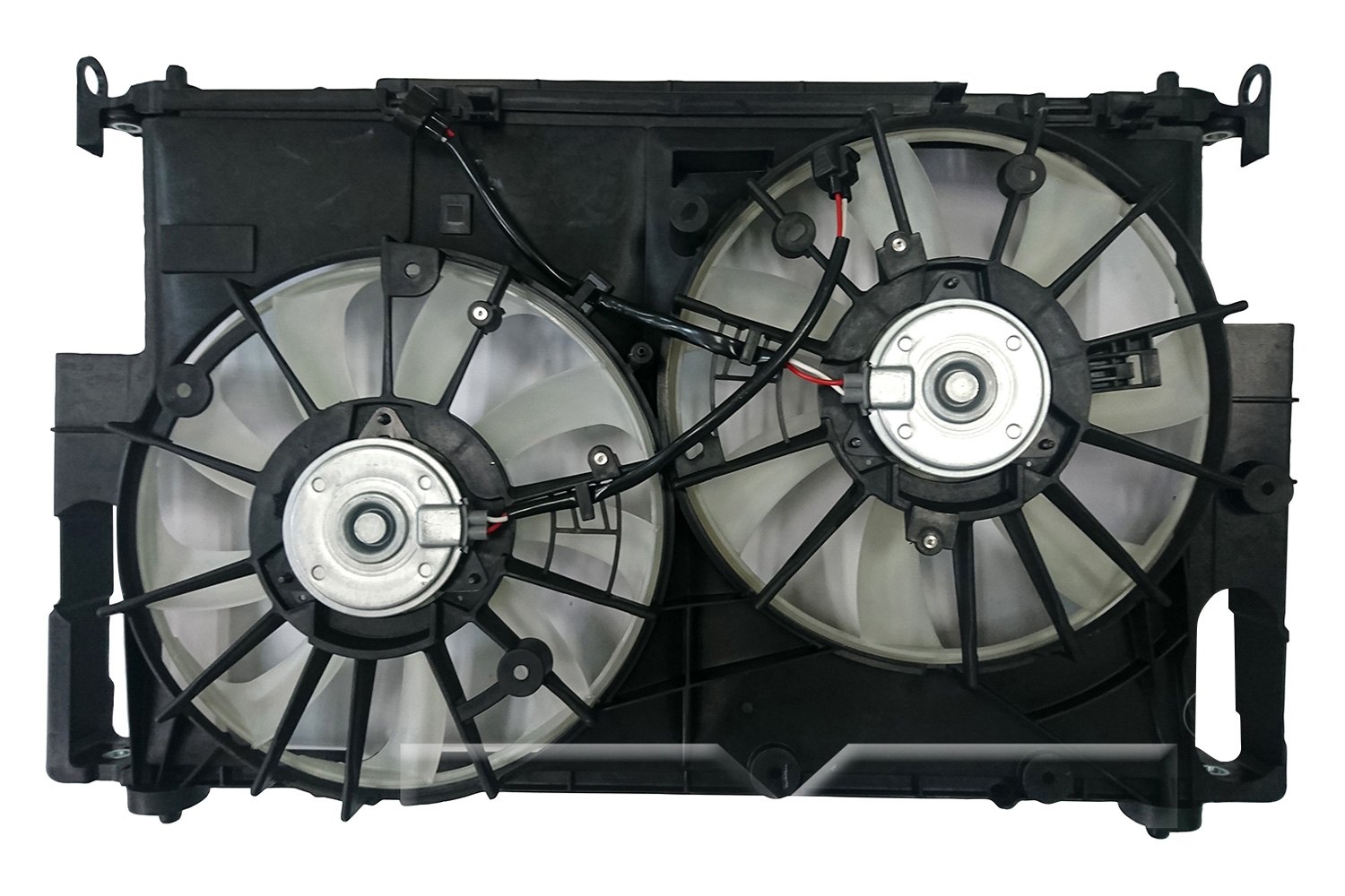 TYC® 624490 - Dual Radiator and Condenser Fan Assembly