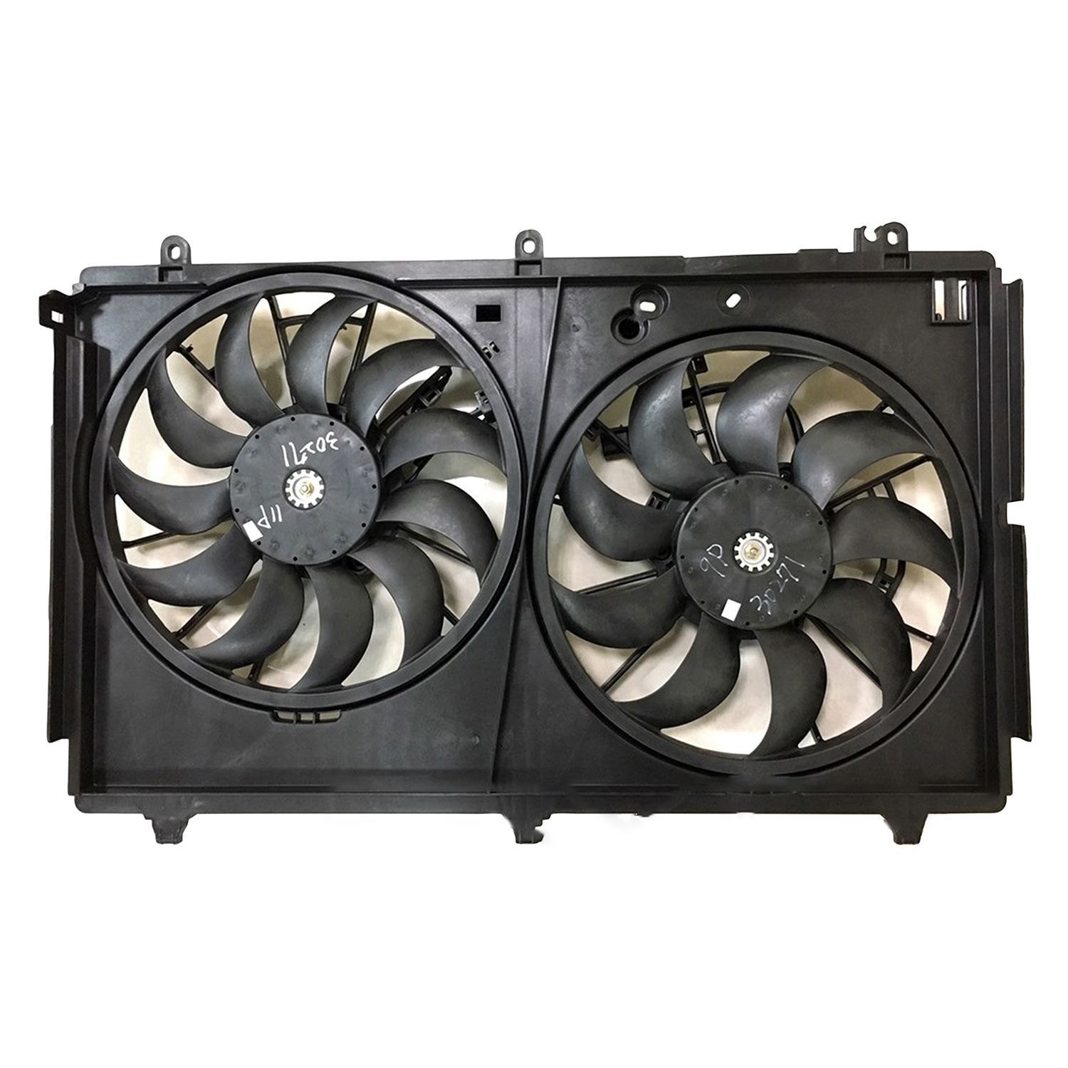TYC® 625120 - Dual Radiator and Condenser Fan Assembly