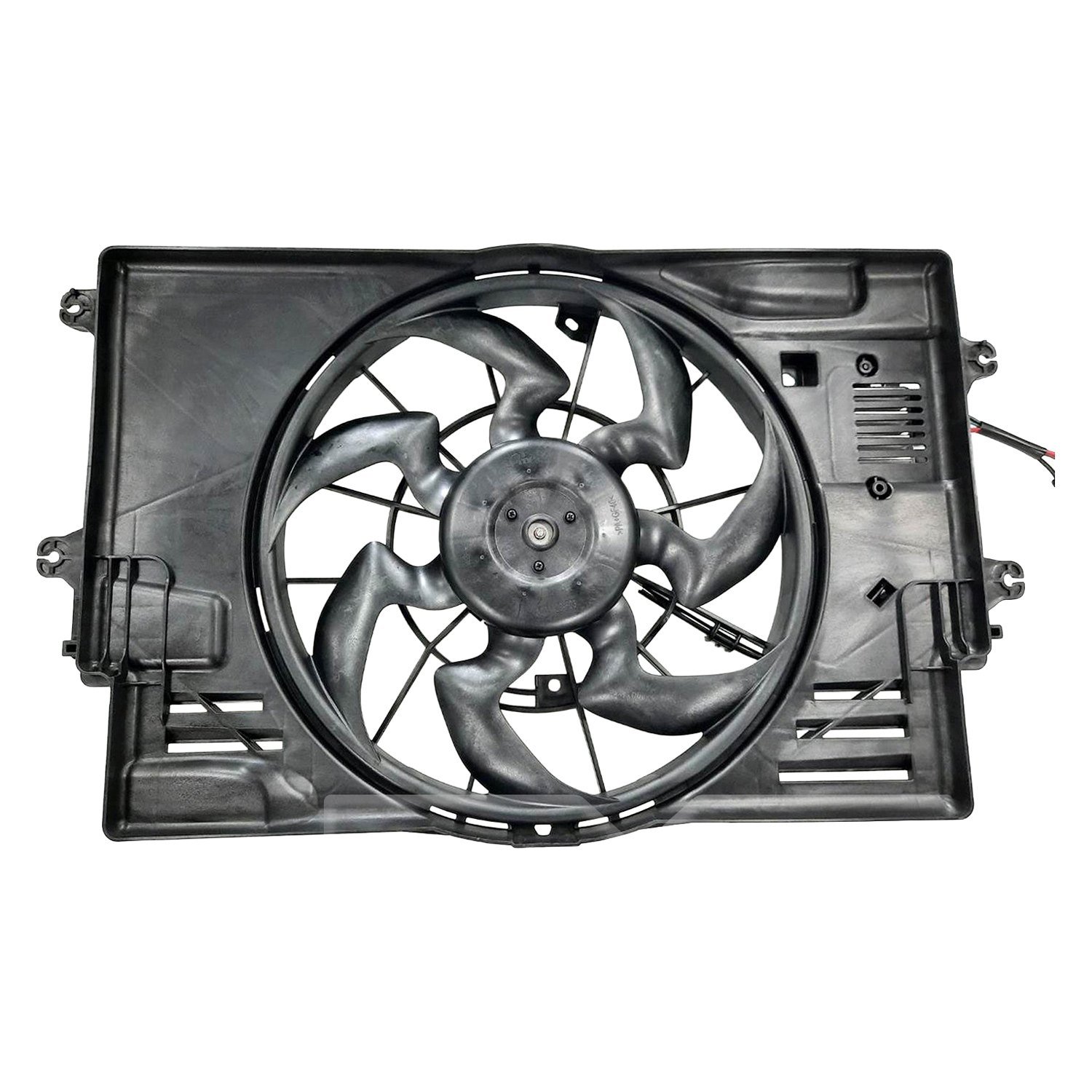 TYC® 625140 - Dual Radiator and Condenser Fan Assembly
