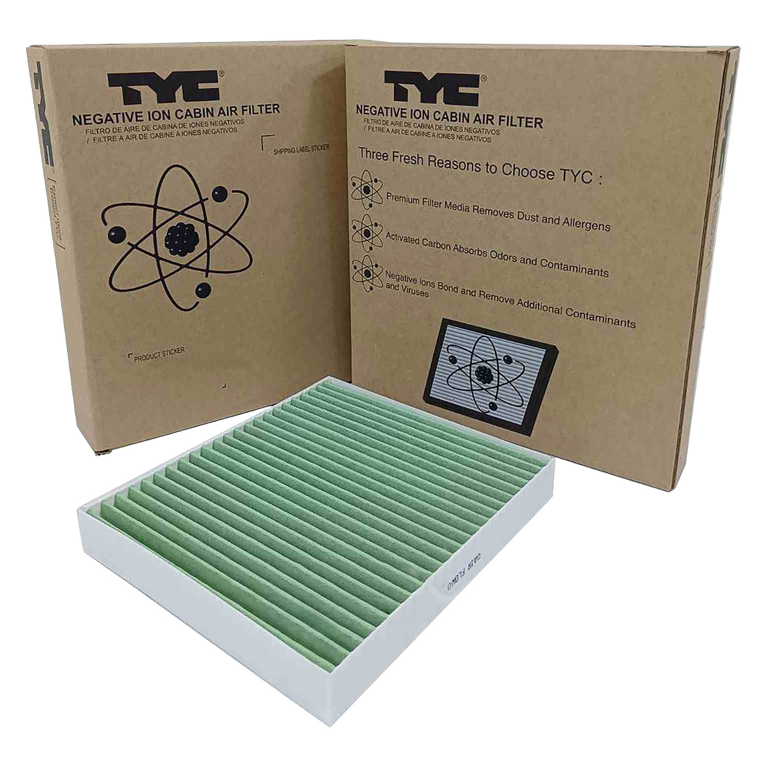 TYC® 800180CN - Cabin Air Filter