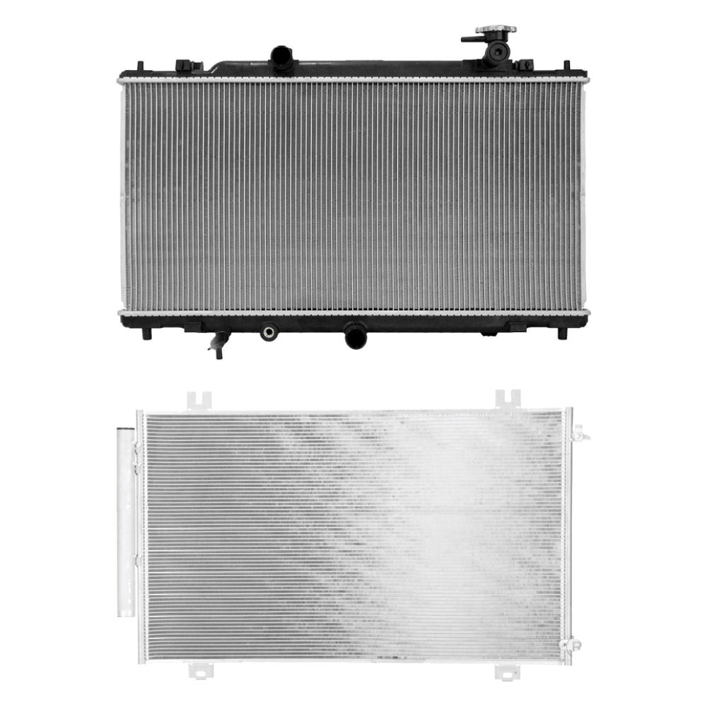 TYC® BNDL-475355 - Radiator and Condenser Kit