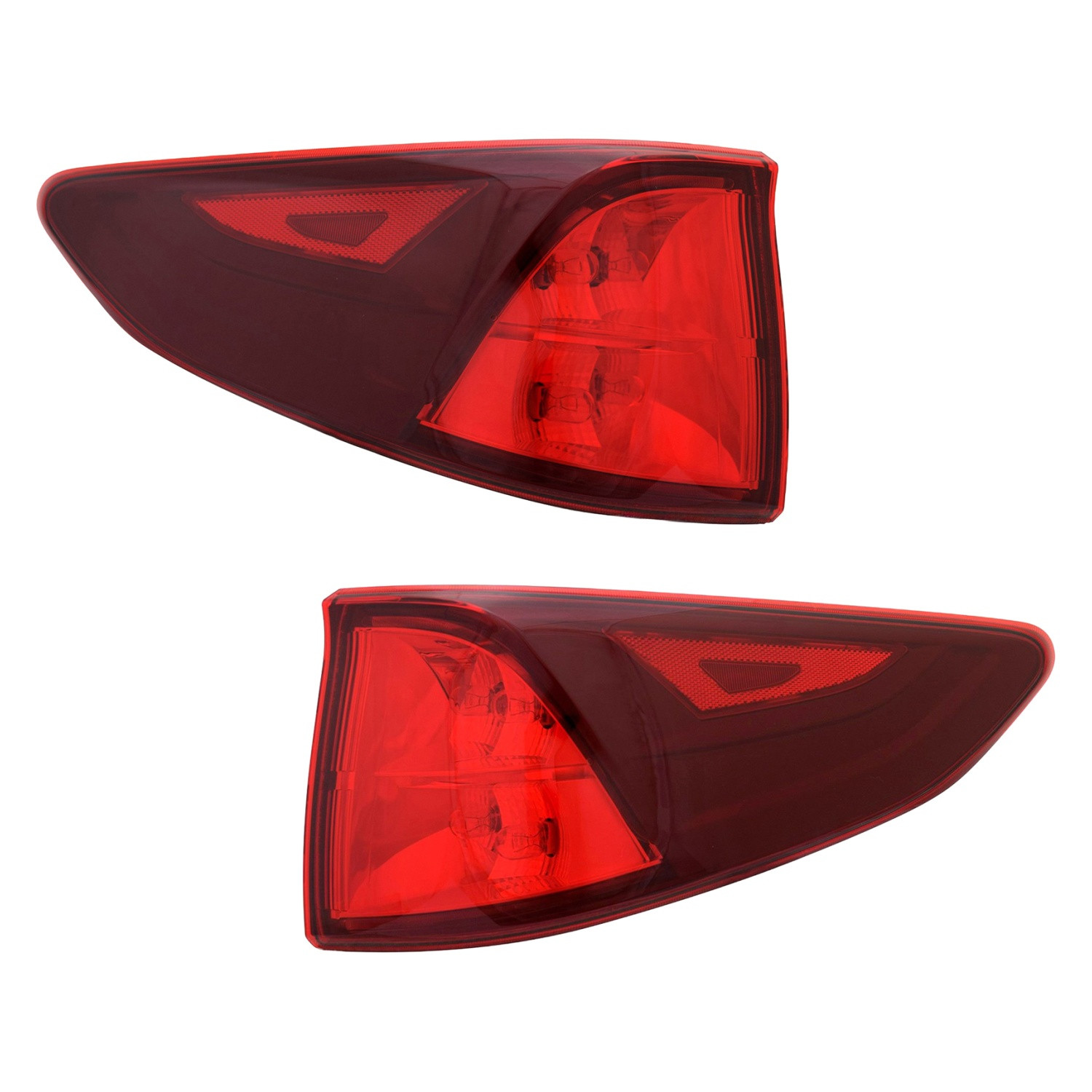 TYC® VS-1027-11-9016-90 - Driver and Passenger Side Outer Replacement ...