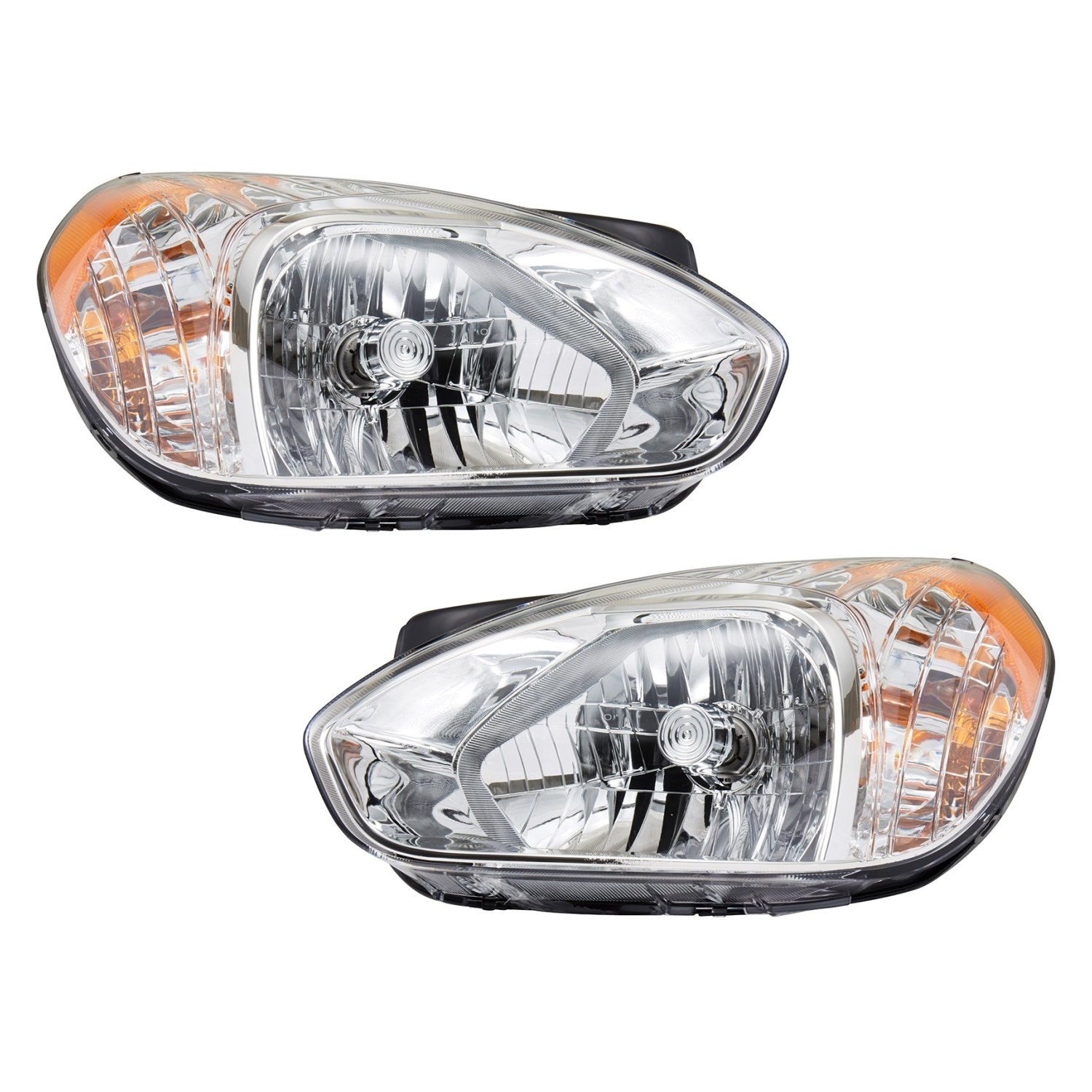 TYC® VS-1027-20-12750-00-9 - Driver and Passenger Side Replacement Headlight Set (CAPA Certified)