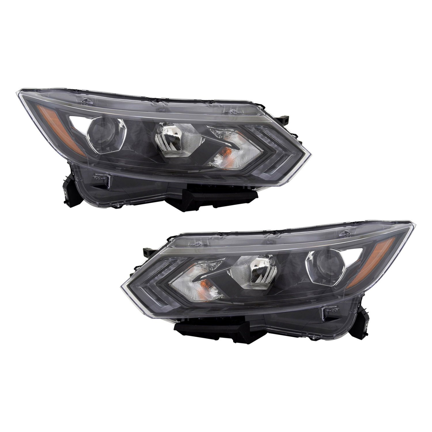 TYC® VS-1027-20-17990-00-9 - Driver and Passenger Side Replacement Headlight Set (CAPA Certified)