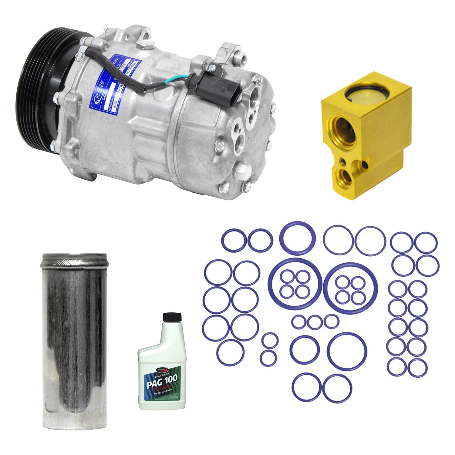UAC® - Volkswagen Beetle 2005 A/C Compressor Kit