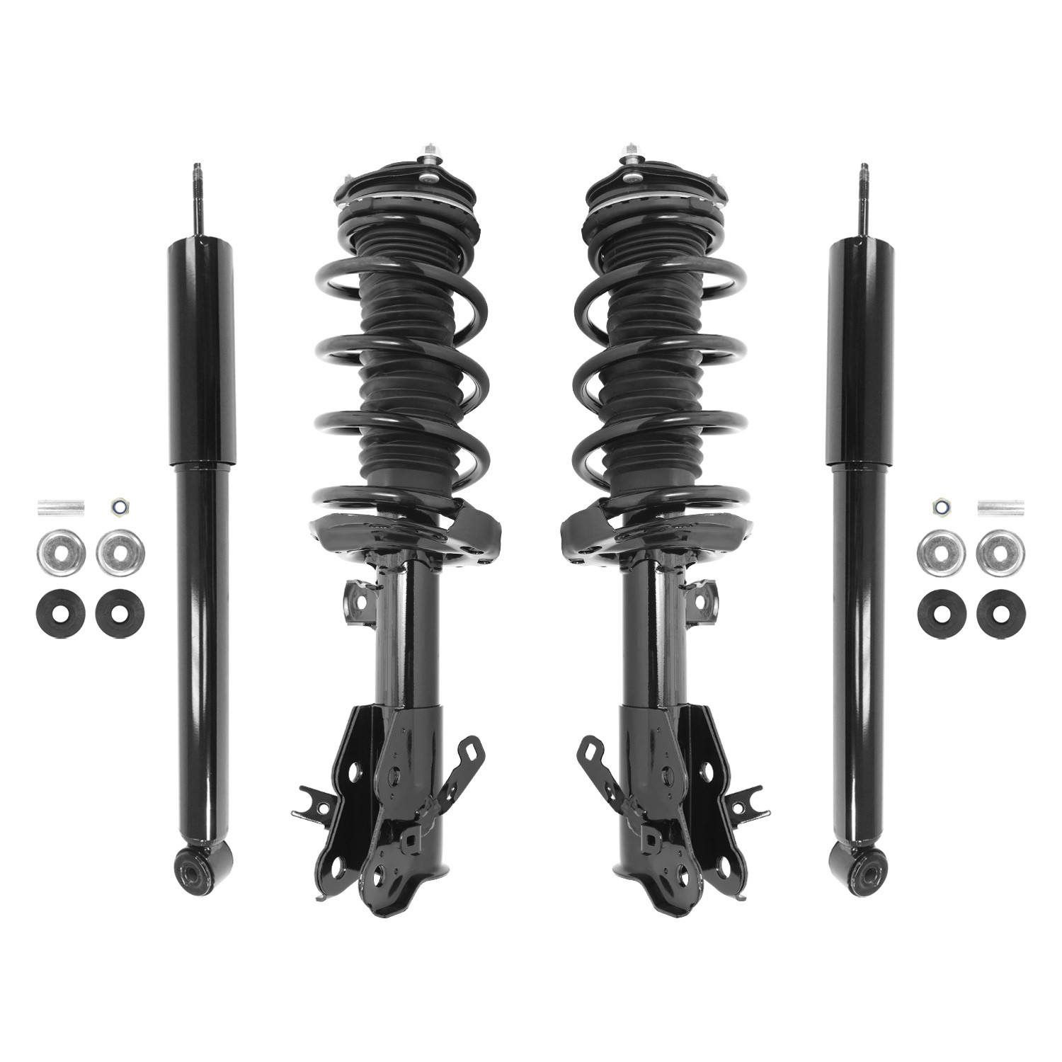 Unity Automotive® 4-11325-253080-001 - Front and Rear Shock Absorbers ...