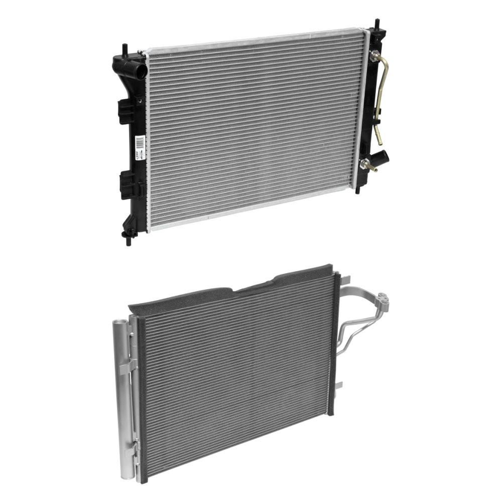 Universal Air Conditioner® BNDL-476643 - Radiator and Condenser Kit