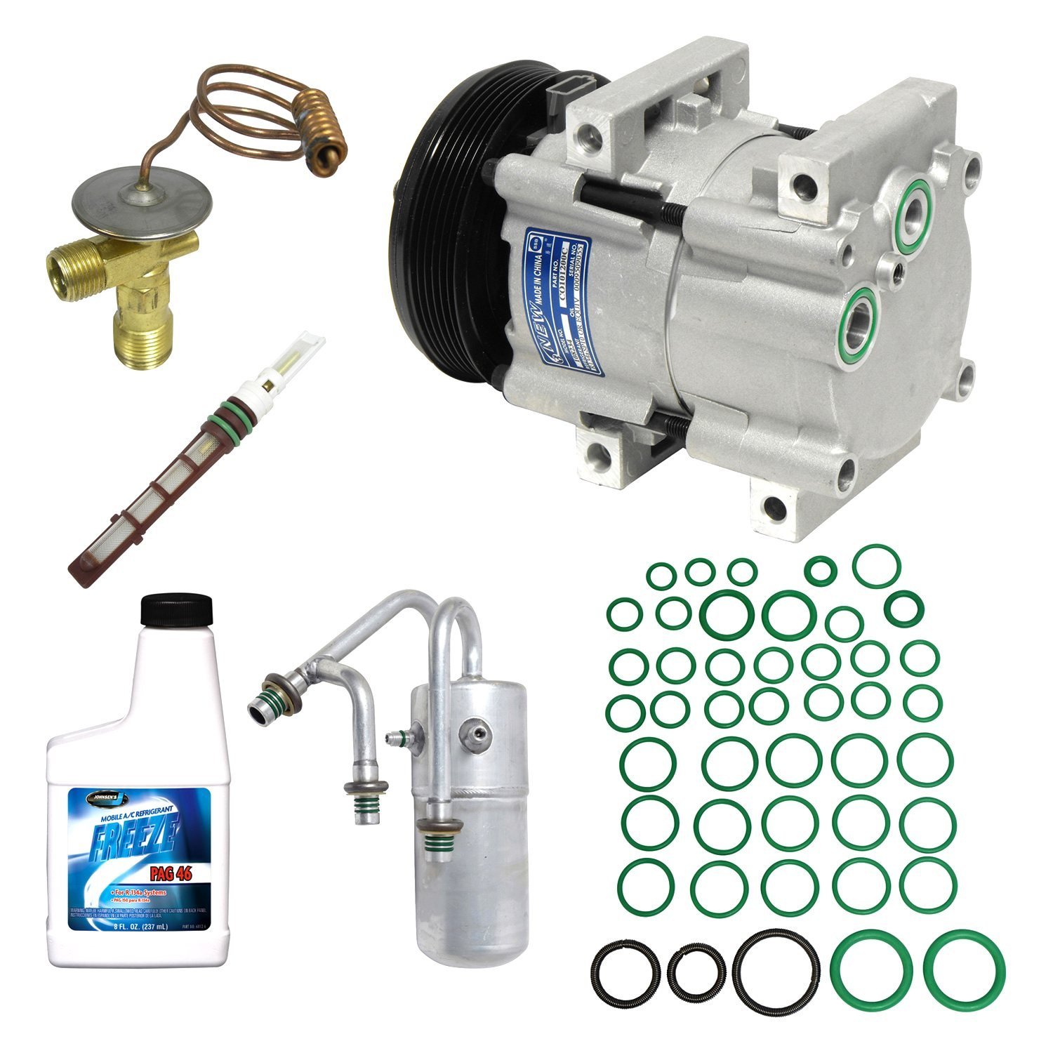 Universal Air Conditioner® KT1296 - A/C Compressor Kit