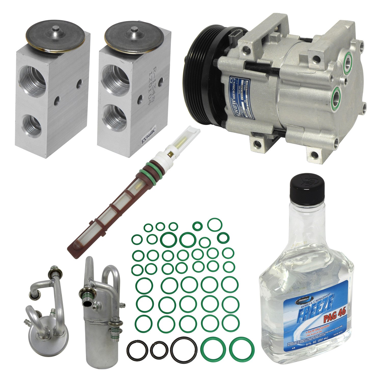 Universal Air Conditioner® KT1470 - A/C Compressor Kit