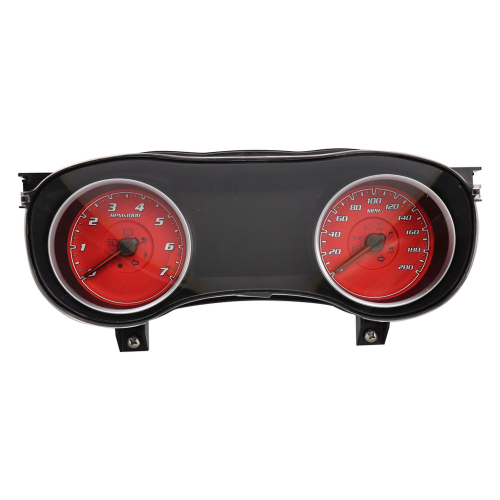 US Speedo® CHAR16200NL5 - Daytona Edition Gauge Face Kit, Red, 200 MPH