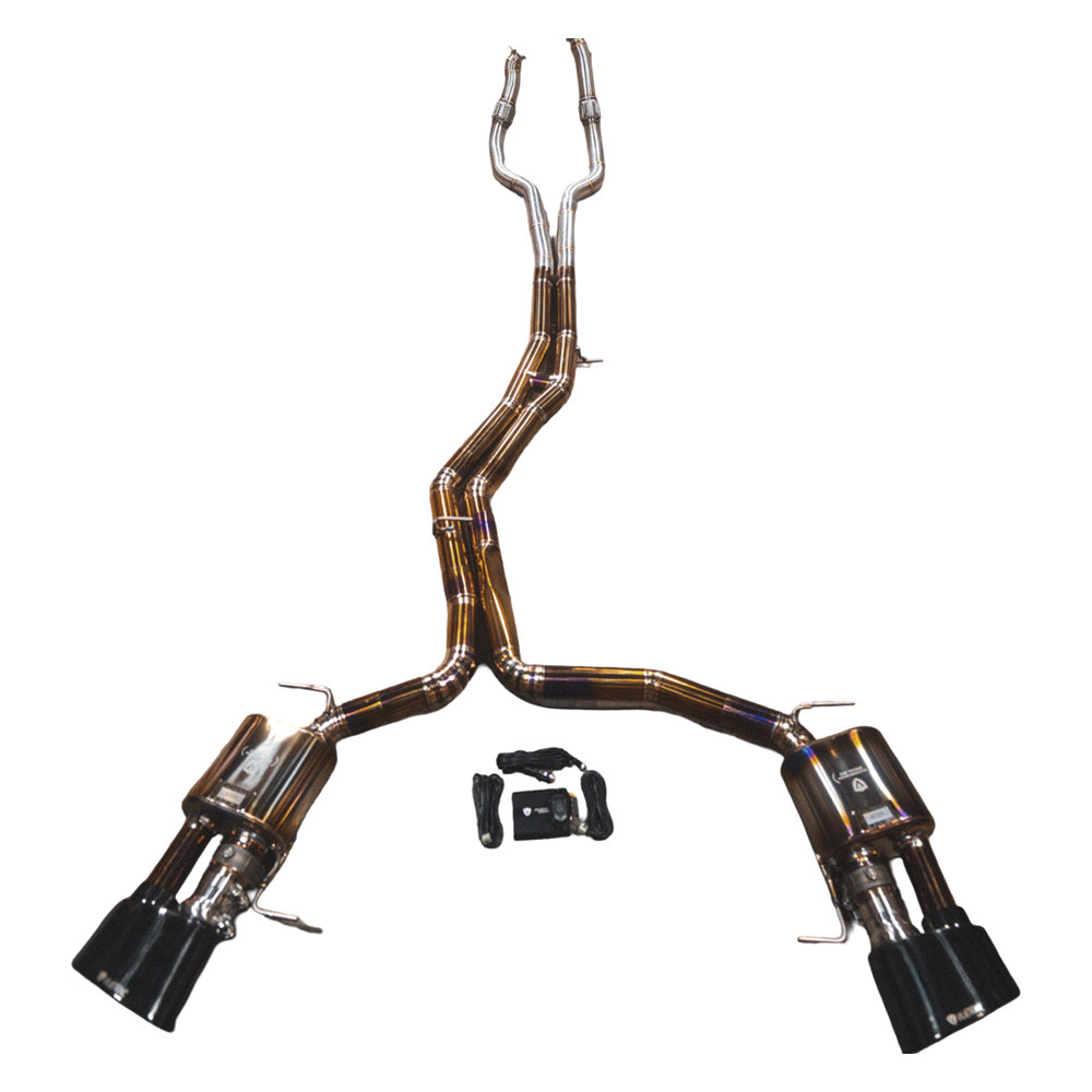 Valvetronic Designs® AUD.C8.VSES.TI - Grade 5 Titanium Valved Cat-Back ...