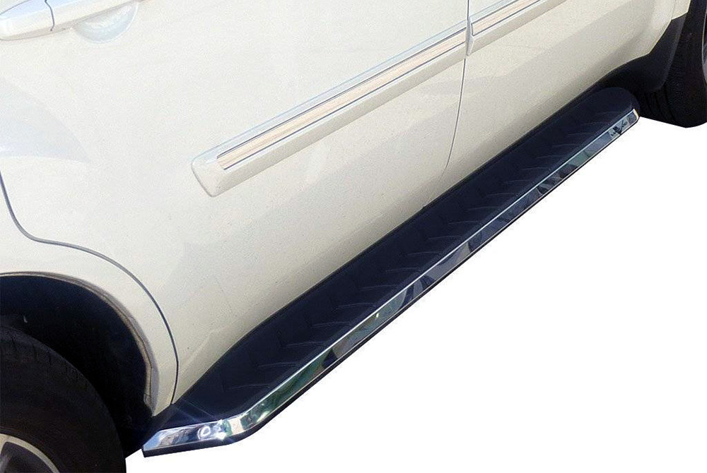 Vanguard Off-Road® VGSSB-1167-0793AL - 5" F1 Style Polished Running Boards