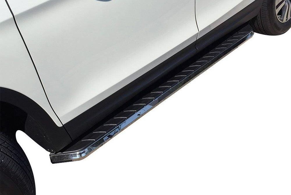 Vanguard Off-Road® VGSSB-1168-2285AL - 5" F1 Style Polished Running Boards